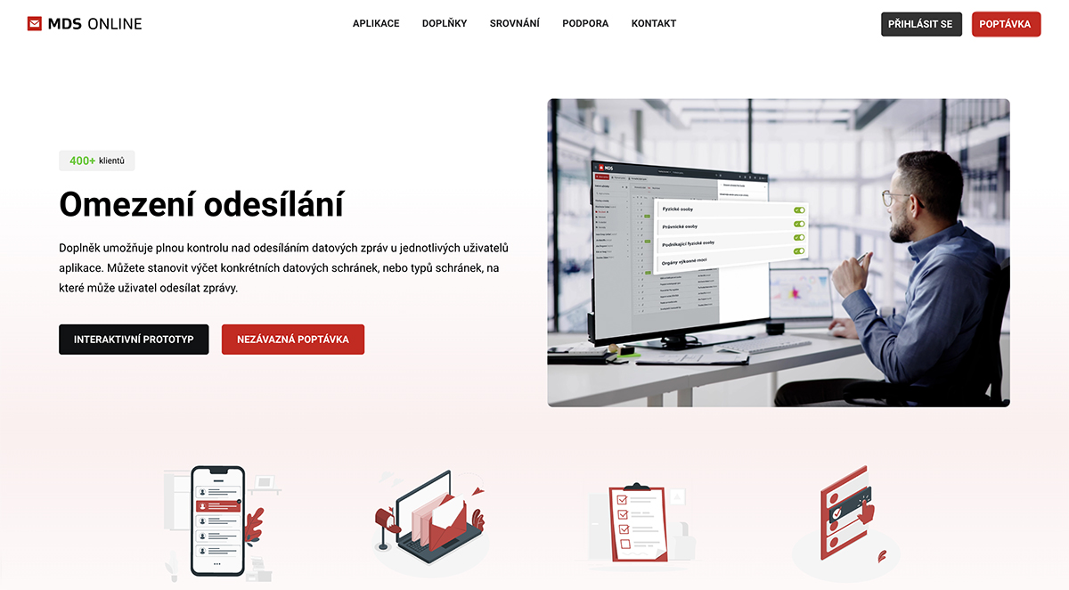 Omezení odesílání zpráv - ONEPOST